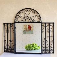 China Galvanized Cast Iron Window Custom Made Wrought Iron Steel Fixed Decorative Ornaments Window for sale