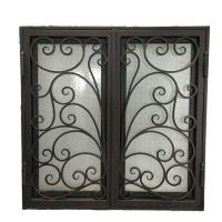 China Customize wrought iron window galvanized wrought iron window grills for sale