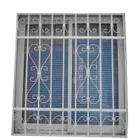 China Galvanized Wrought Iron Security Window Easily Assembled Traditional Style for sale