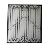 China Exterior Galvanized Wrought Iron Grill Window Anti Theft For Farmhouse, for sale