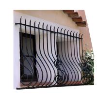 China Custom Wrought Iron Window Grills Galvanized Anti Theft Security Window for sale