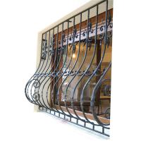 China Security Wrought Iron Decorative Window Stay Galvanized Window Guards for sale