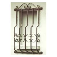 China Big Belly Wrought Iron Window Balcony Galvanized Ornamental Iron Window Guards for sale