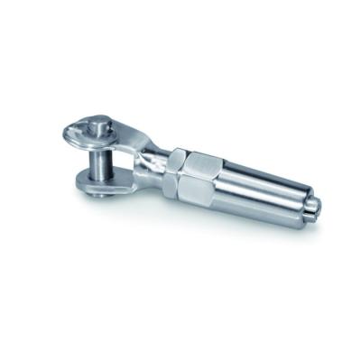China Cable Railing 304 316 Stainless Steel Swageless Cable Receiver Terminal Fitting With Jaw for sale