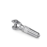 China Cable Railing 304 316 Stainless Steel Swageless Cable Receiver Terminal Fitting With Jaw for sale