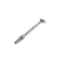 China Cable Railing Fitting 304 316 Stainless Steel Cable Swageless Tie Tensioner With Jaw for sale