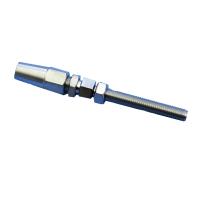 China Cable Railing Fitting 304 316 Stainless Steel Cable Swageless Tie Tensioner With Jaw for sale