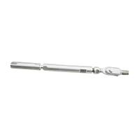China 304 316 Stainless Steel Adjustable Cable Swageless Tie Tensioner With Jaw For Cable Railings for sale