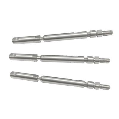 China 304 316 Stainless Steel Wire Swageless Tie Tensioner For Stair And Balcony Wire Railings for sale