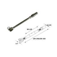 China Stainless Steel Wire Rope Railing Cable Fitting Fence Rop Tensioner Kits for sale