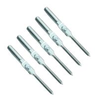 China Adjustable 304 316 Stainless Steel Cable Fittings For 1/8