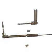 China Adjustable 304 316 Stainless Steel Cable Fittings For 1/8