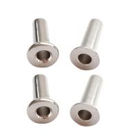 China Straight Protective Sleeve 316 Stainless Steel Cable Railing Fitting Kits For 1/8