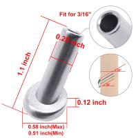 China Cable Protective Sleeve 30 Degree Sleeve 316 Stainless Steel Cable Railing Fitting Kits For 1/8