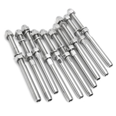China Stainless Steel Cable Rail Fittings Glass Baluster Cable Hardware WA-RACS for sale