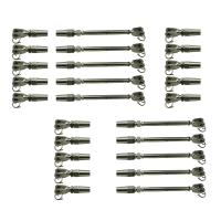 China Courtyard Cable Railing Hardware Tensioner Wire Rope Fence Fitting for sale