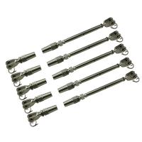 China Courtyard Cable Railing Hardware Tensioner Wire Rope Fence Fitting for sale