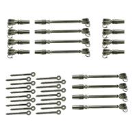 China Courtyard Cable Railing Hardware Tensioner Wire Rope Fence Fitting for sale