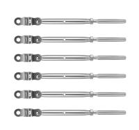 China SS Cable Railing Hardware Kits Wire Fence Balustrade Cable Tensioner Sets for sale