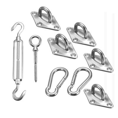 China SS 316 304 Cable Railing Hardware Forged Turnbuckle And Shackle Rigging Tensioner for sale