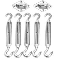 China SS 316 304 Cable Railing Hardware Forged Turnbuckle And Shackle Rigging Tensioner for sale