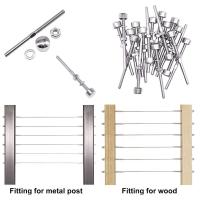 China Terminal Cable Railing Hardware Wire Fence Fittings T316 Stainless Steel 3/16