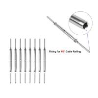 China Stainless Steel Wire Rope Railing Fittings 1/8