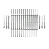 China Stainless Steel Wire Rope Railing Fittings 1/8