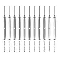 China Stainless Steel Wire Rope Railing Fittings 1/8