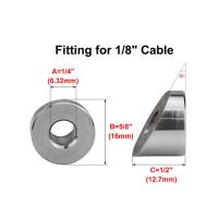 China Wire Cable Railing Hardware Beveled Angle Inclined Washer 316 SS 1/8