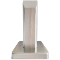 China Frameless Glass Railing Spigots Stainless Steel Square Swimming Pool Spigot for sale
