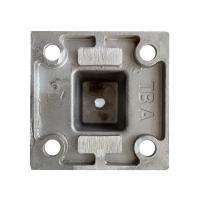 China Frameless Glass Railing Spigots Stainless Steel Square Swimming Pool Spigot for sale