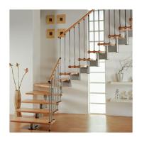 China WilliamArchi stairs wooden steps design single keel straight cantilever wood stairway for sale