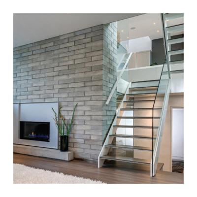 China Manufacturer supply professional design straight staircase american wood stairs for sale