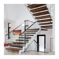 China New arrivals straight stair design for home portable wood stairs for sale