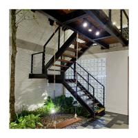 China WilliamArchi straight staircase window design wood stair tread stairs for sale