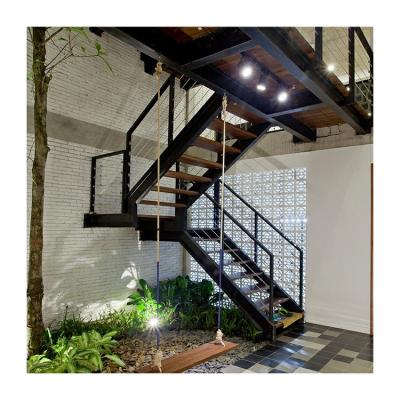 China WilliamArchi straight staircase window design wood stair tread stairs for sale