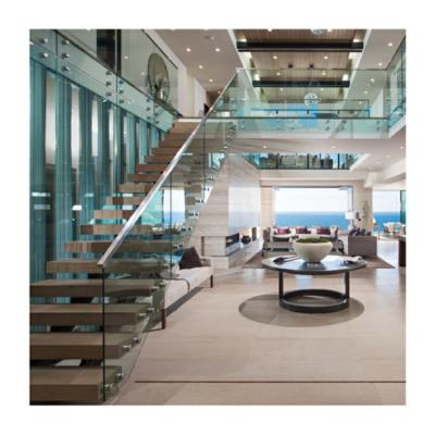 China Quality service straight stair with cover cast iron wood helical stair for sale