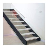 China Quality service straight stair with cover cast iron wood helical stair for sale