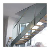 China Practical design prefabricated straight stairs wooden steps staircase for sale