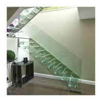 China Classic staircase glass stairs grill design exterior straight staircase for sale