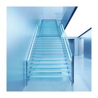 China Elegant stairs staircase fiberglass stairs high standard straight staircase for sale