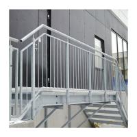 China Classic retro trend stairs mild steel modern modern steel staircase for sale