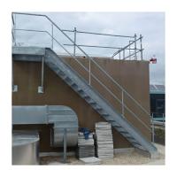 China Hot sale stair modern steel glass iron rod staircase for sale