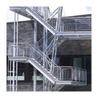 China Australia indoor stairs carbon steel interior prefabricated metal staircase for sale