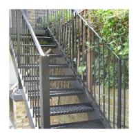 China Indoor prefabricated stairs 304 stainless steel used metal staircase for sale