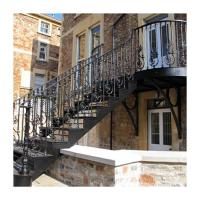 China Modern stairs led light steel straight stainless steel oak staircase for sale