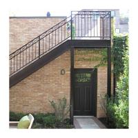 China Classical stair mono beam steel solid stainless steel staircase for sale
