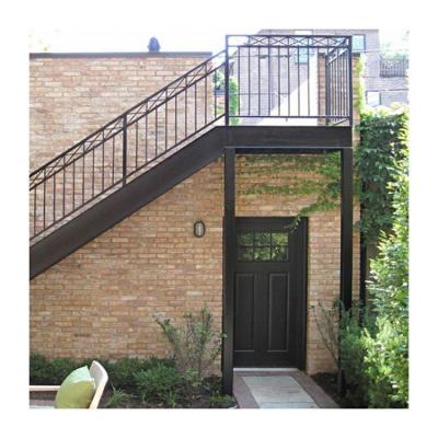 China Classical stair mono beam steel solid stainless steel staircase for sale