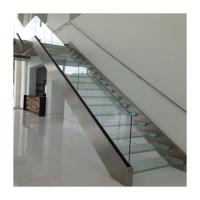 China Scaffold staircase interior glass staircases modern design attic straight staircase for sale